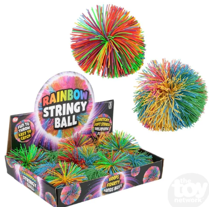 Rainbow stringy ball – Camp Chi Store